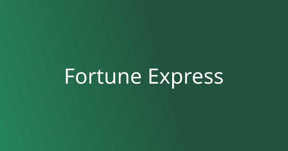 Order Authentic Chinese Online | Fortune Express - Pickup or Delivery ...